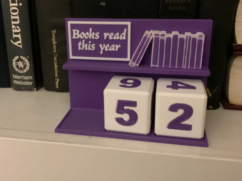 Books read this year Counter Bookcase by AppleManorMercantile ...