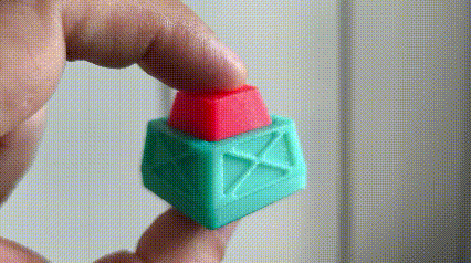 Magnetic Repulsion Mechanical Tactile Power Button by 墨 MakerWorld ...