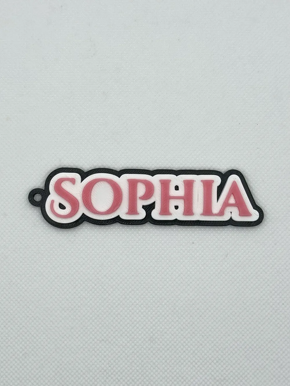 BoldName Custom Name Keychain – Sophia Edition - Free 3D Print Model ...