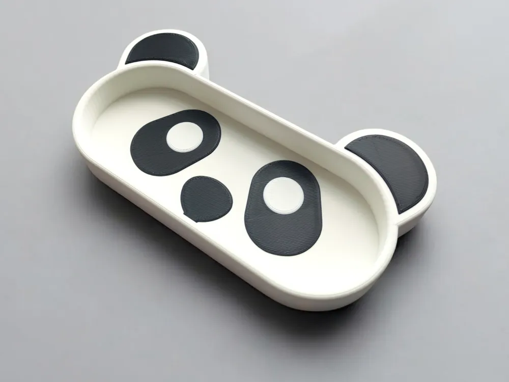 Panda Glasses Holder - Organizer Tray - Free 3D Print Model - MakerWorld