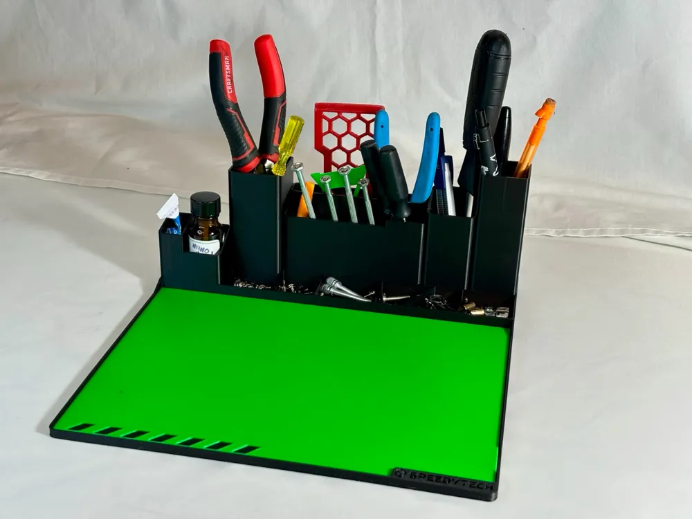 V2 Tool & Tech Mat (with removable tray insert) - Free 3D Print Model ...