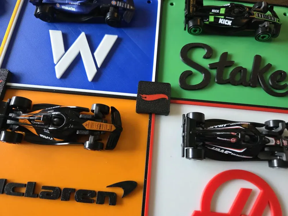 Filler Plates for F1 Hot Wheels Displays - Free 3D Print Model - MakerWorld