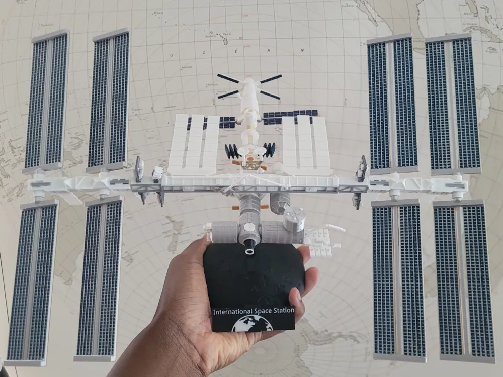 International Space Station ISS non-scale model - Free 3D Print Model ...