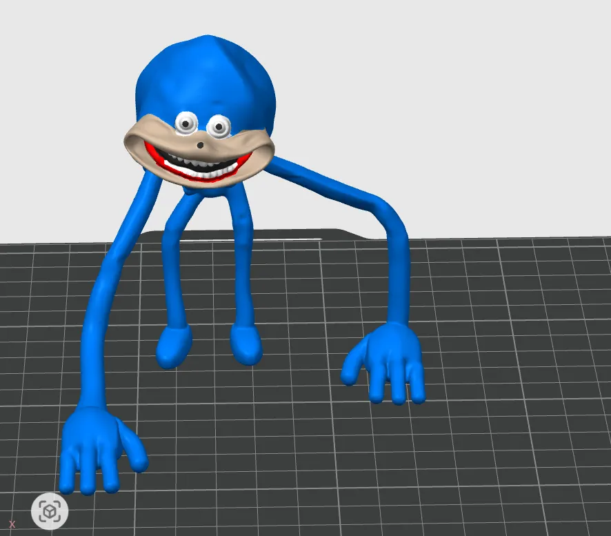 Shin Sonic / Horror Skunx Sonic the hedgehog by Munchylad101 MakerWorld ...