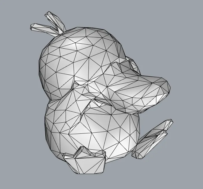 Low Poly Psyduck Pokemon - Free 3D Print Model - MakerWorld