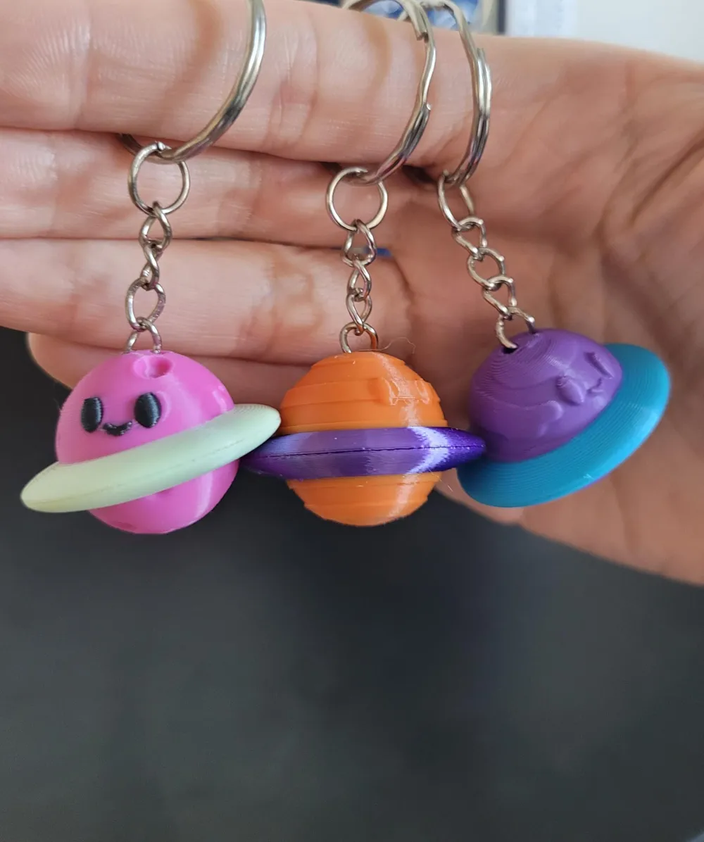 Cute Planet Keychains by Bluverie Studio MakerWorld: Download Free 3D ...