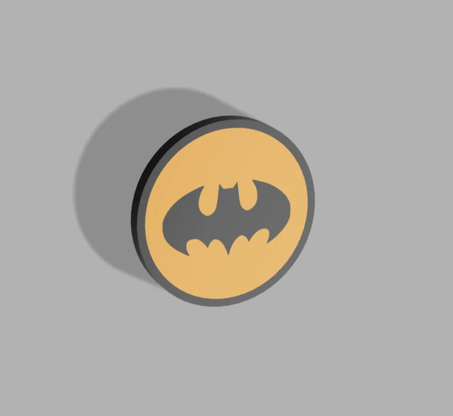 Batman Shopping Coin by l.edlfurtner - MakerWorld