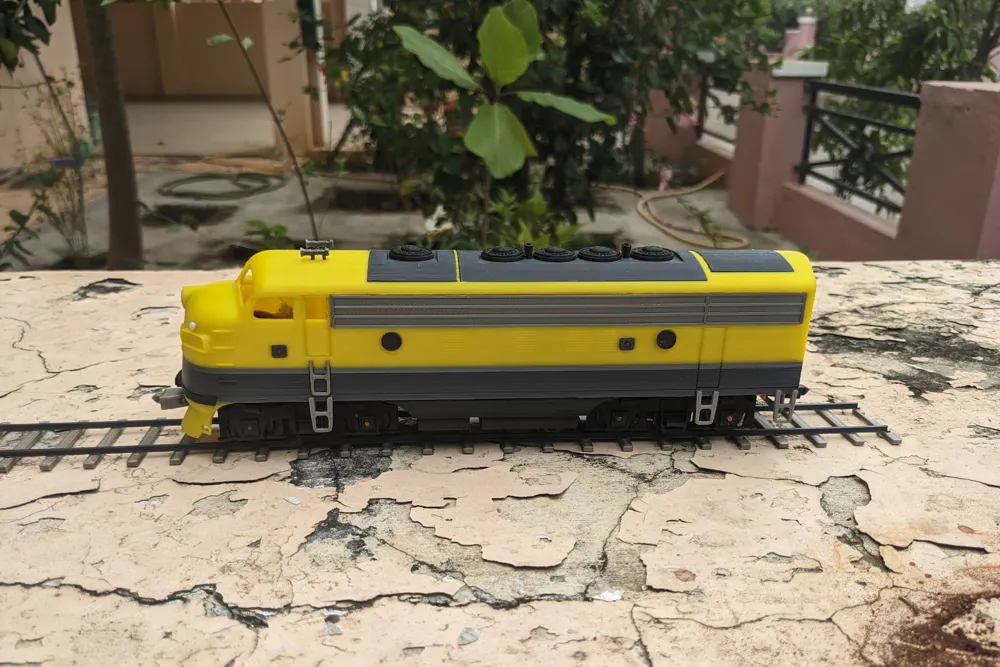 F7 Locomotive - Dragon Railway by RamBros MakerWorld: Download Free 3D ...