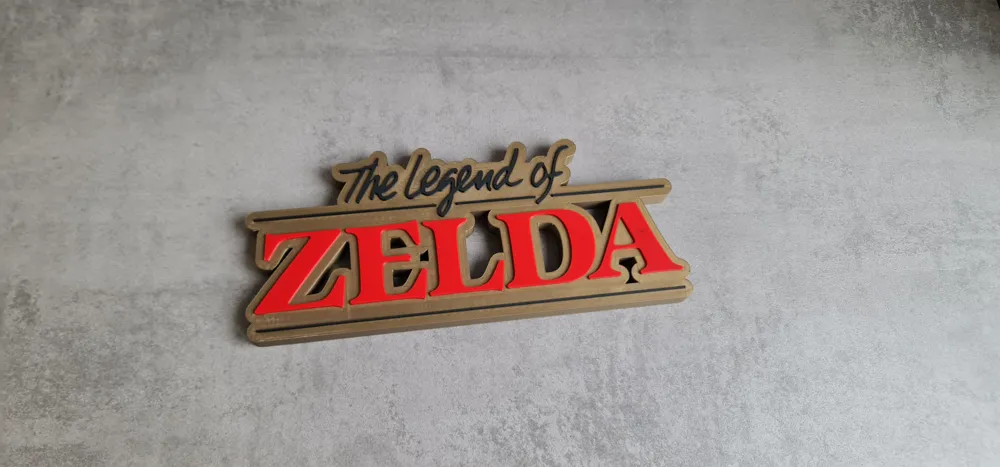 Zelda NES Logo / Sign by Lendehaas MakerWorld: Download Free 3D Models