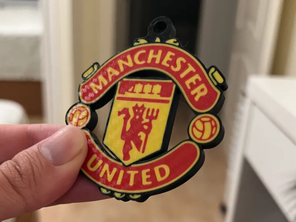 Manchester United keychain by jorgegalindo94 - MakerWorld