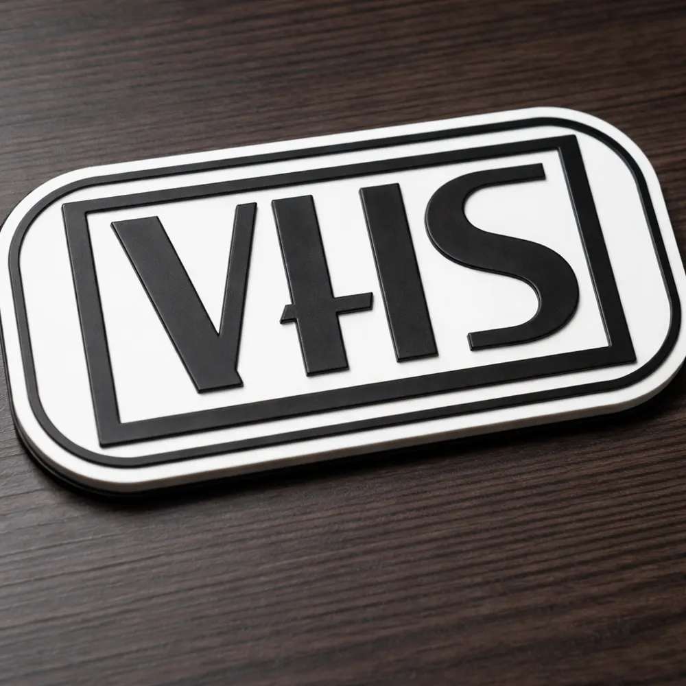 VHS Logo - Free 3D Print Model - MakerWorld