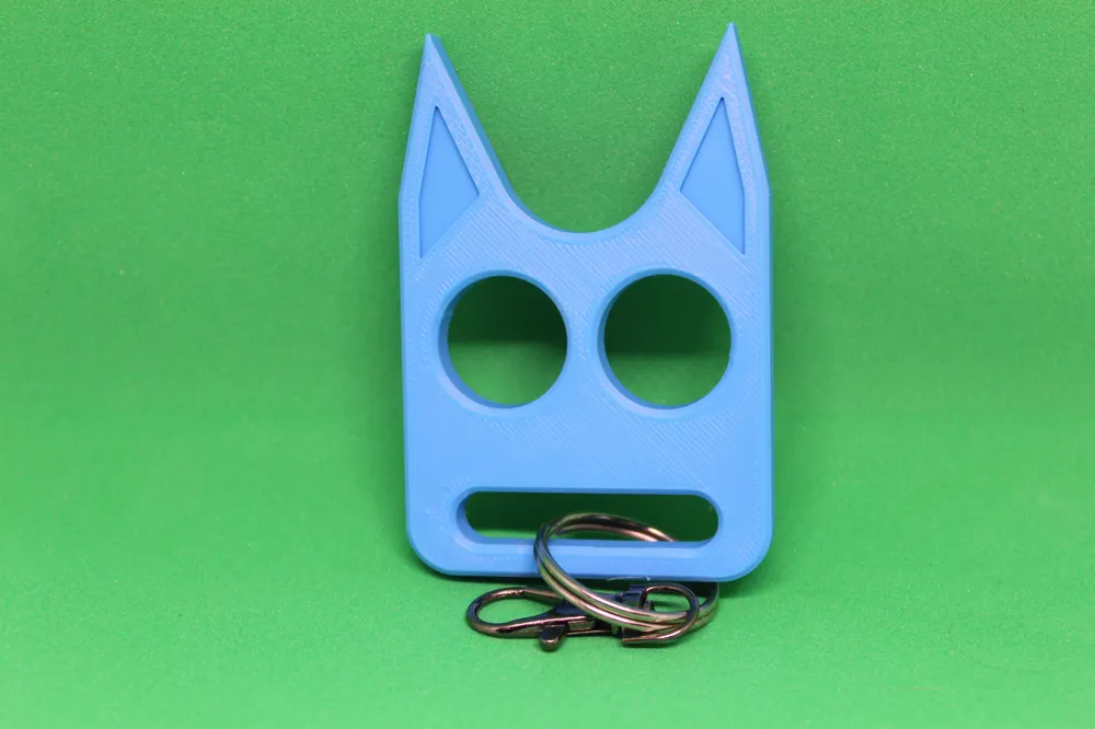 Cat Ear Self-Defense Keychain by Dizzy MakerWorld: Download Free 3D Models
