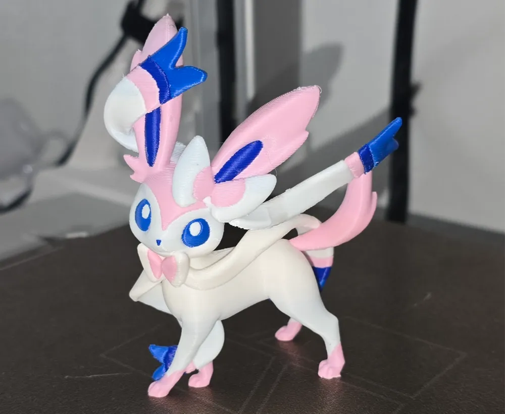 Sylveon - Painted by MattHimSelph MakerWorld: Download Free 3D Models