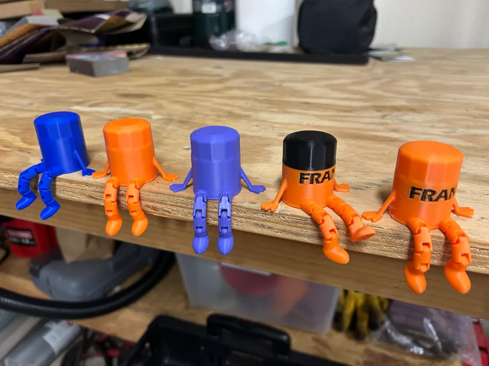 Oil Filter Buddy - Articulated Legs Fidget by HumbleBee MakerWorld ...