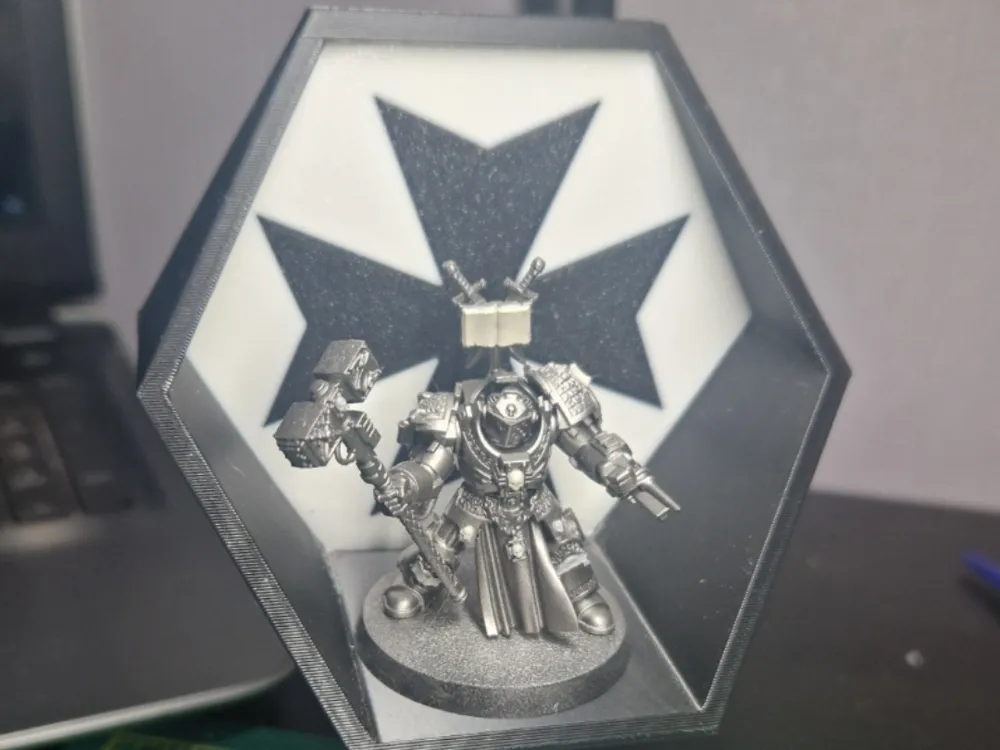 black templar display warhammer 40k by MagicalMan - MakerWorld