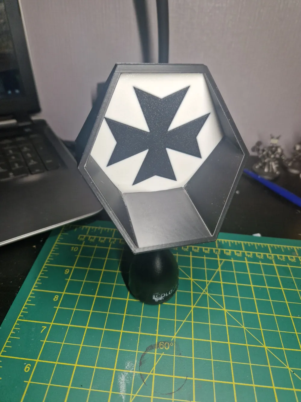 black templar display warhammer 40k by MagicalMan - MakerWorld