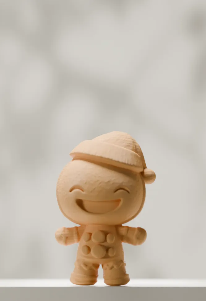 Christmas Chibi Gingerbread Man - Free 3D Print Model - MakerWorld
