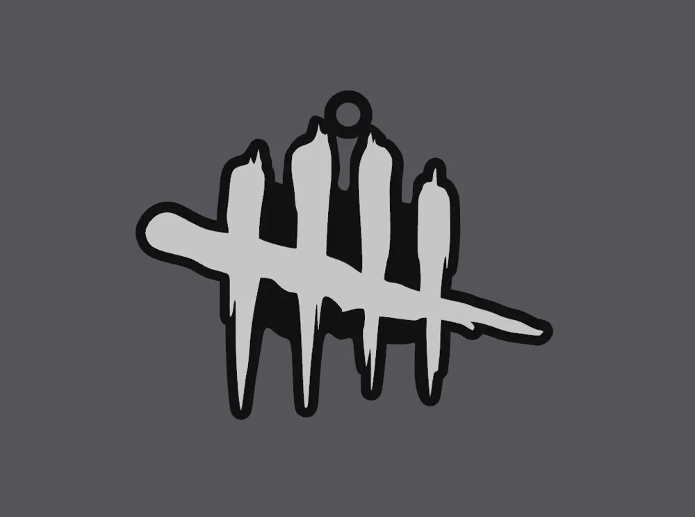 Dead by Daylight Logo Keychain #1 by stoerfaktor - MakerWorld