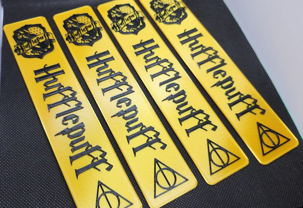 Harry Potter House Bookmarks 2 Color by TripleGWorkshop - MakerWorld