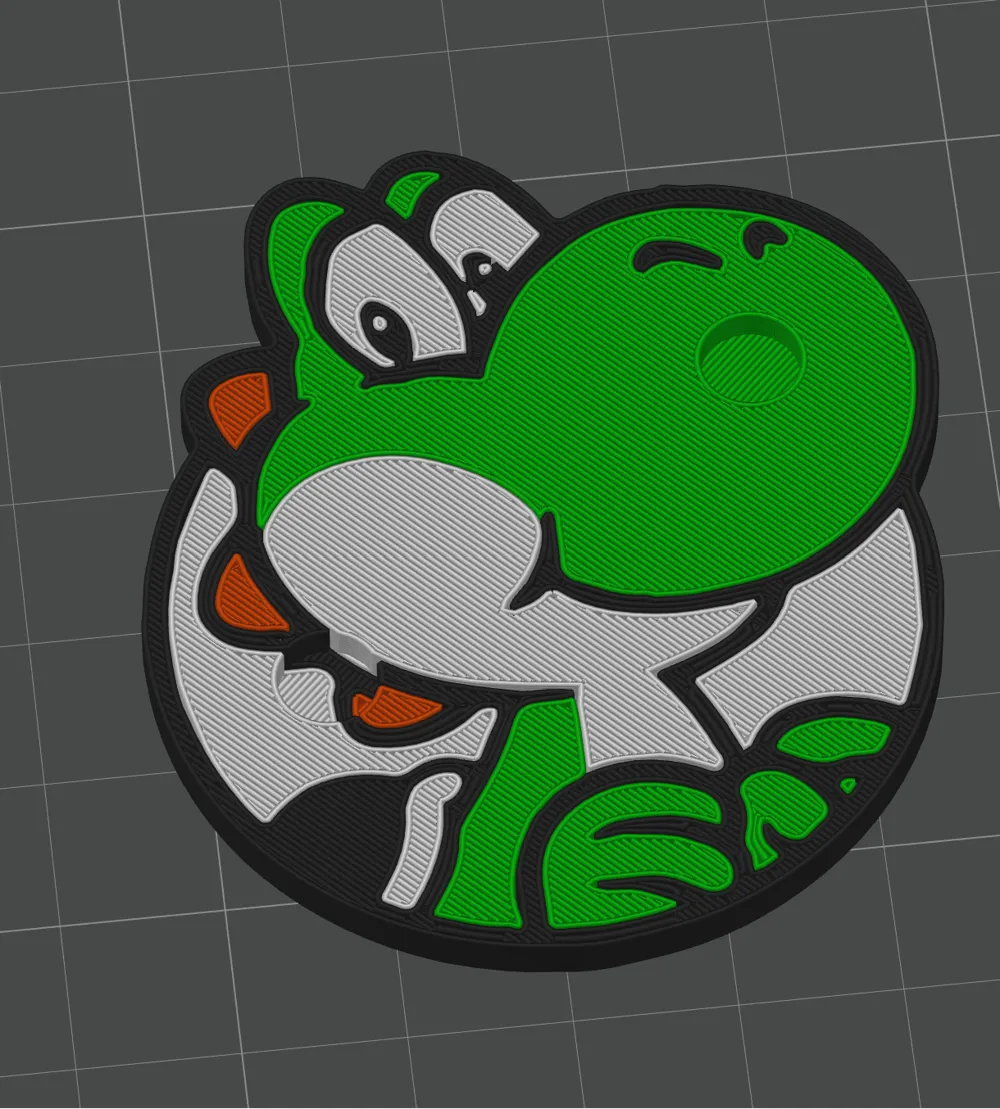 Yoshi Magnet by goldiesvinyl - MakerWorld