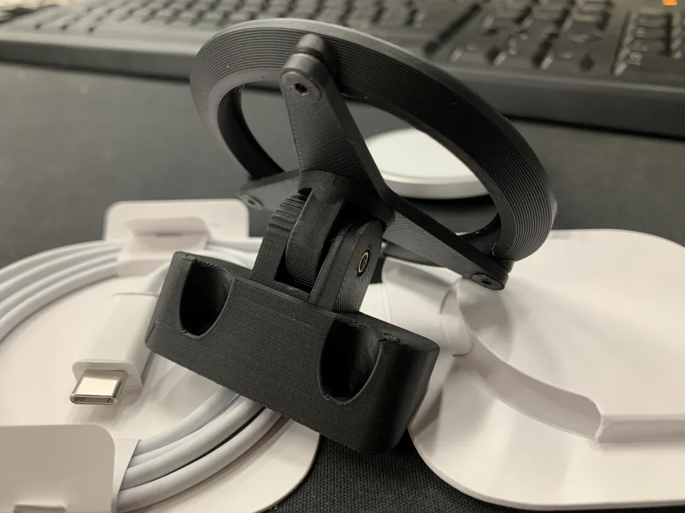 Magsafe charger articulating phone stand - Free 3D Print Model - MakerWorld