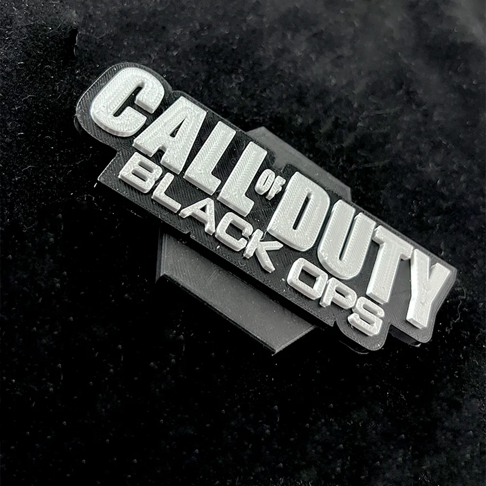 Gaming Logos - Call of Duty Black Ops - Free 3D Print Model - MakerWorld