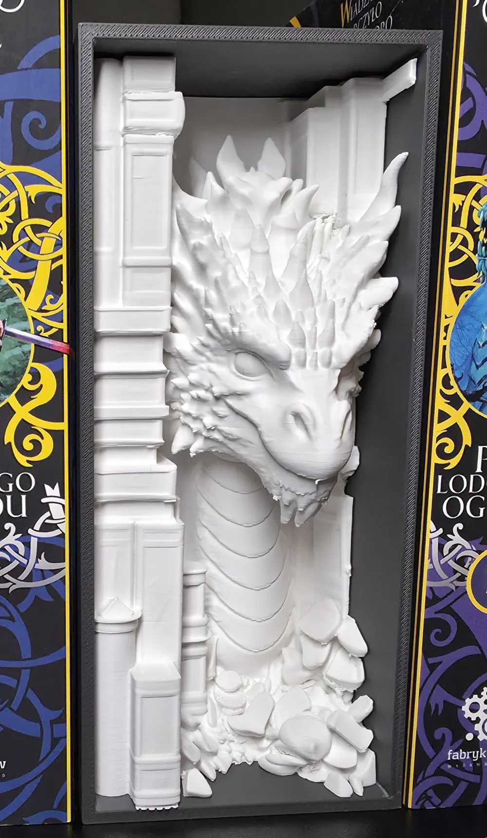 The Dragon’s Guard – Eternal Flame LED Book Nook - Free 3D Print Model ...