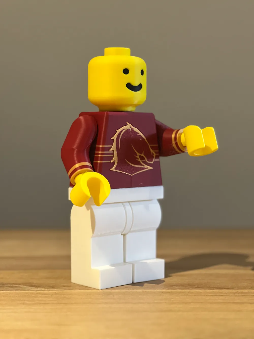 NRL Brickman - Brisbane Broncos - Free 3D Print Model - MakerWorld