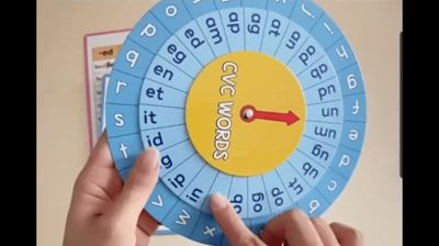 CVC Word Spinner by Wadye MakerWorld: Download Free 3D Models