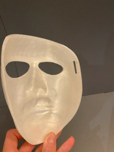 Chromakopia mask with letters of CHROMAKOPIA on it by Milton - MakerWorld