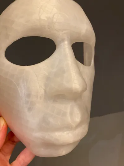 Chromakopia mask with letters of CHROMAKOPIA on it by Milton - MakerWorld