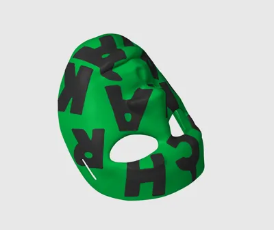 Chromakopia mask with letters of CHROMAKOPIA on it by Milton - MakerWorld