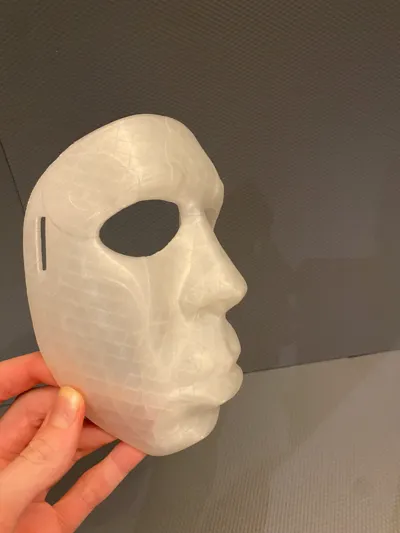 Chromakopia mask with letters of CHROMAKOPIA on it by Milton - MakerWorld