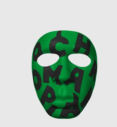 Chromakopia mask with letters of CHROMAKOPIA on it by MiltonMakerWorld ...