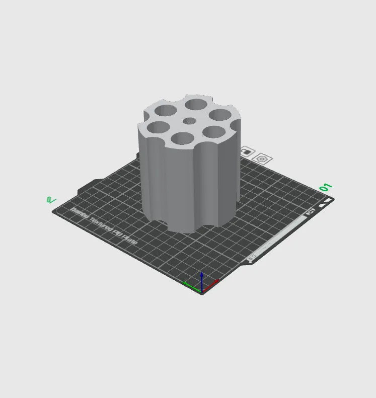Revolver Cylinder Desk Organizer - Free 3D Print Model - MakerWorld
