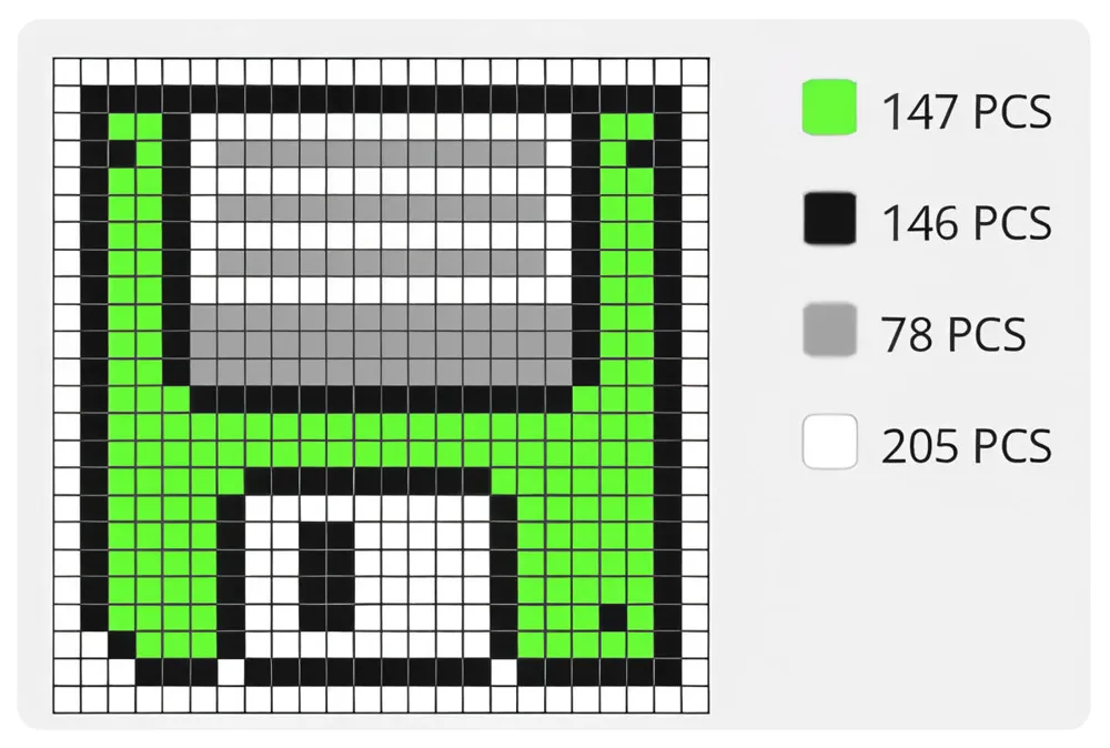 Floppy disk - pixel art puzzle by Hapik.cz MakerWorld: Download Free 3D ...