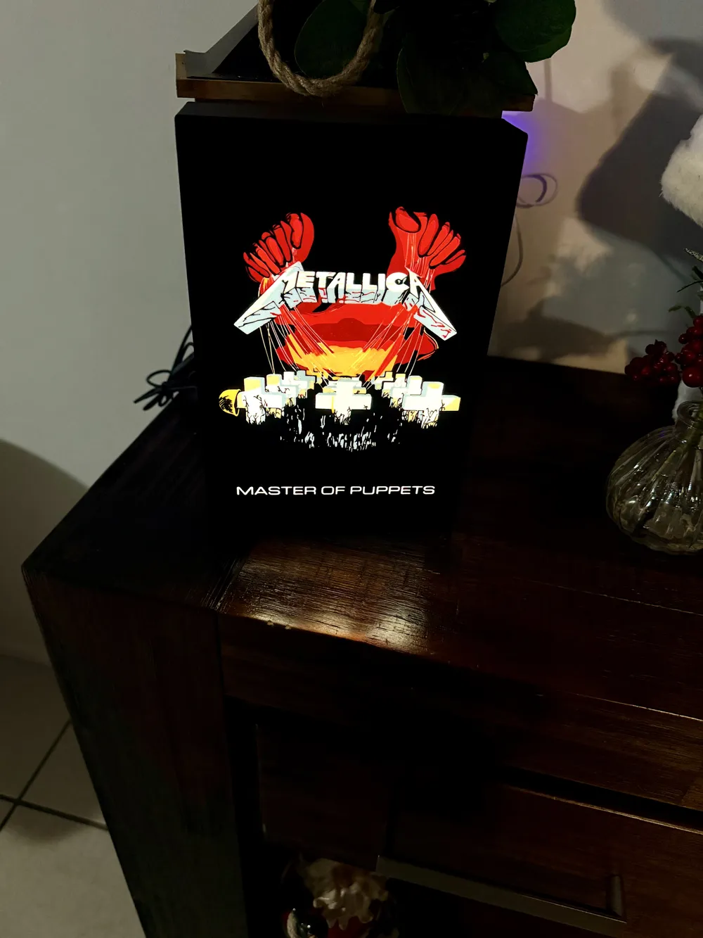 Metallica - Master of Puppets - Album Art LED Sign - Free 3D Print ...