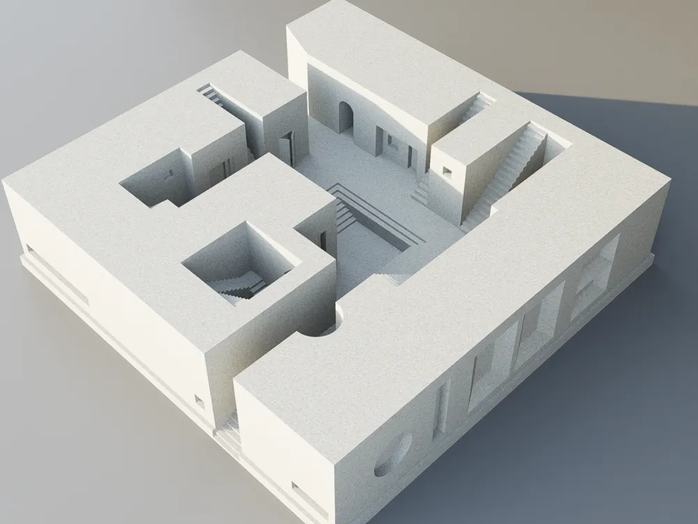 Miniature building model by WannaRun - MakerWorld