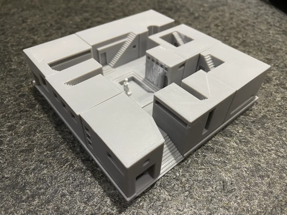 Miniature building model - Free 3D Print Model - MakerWorld