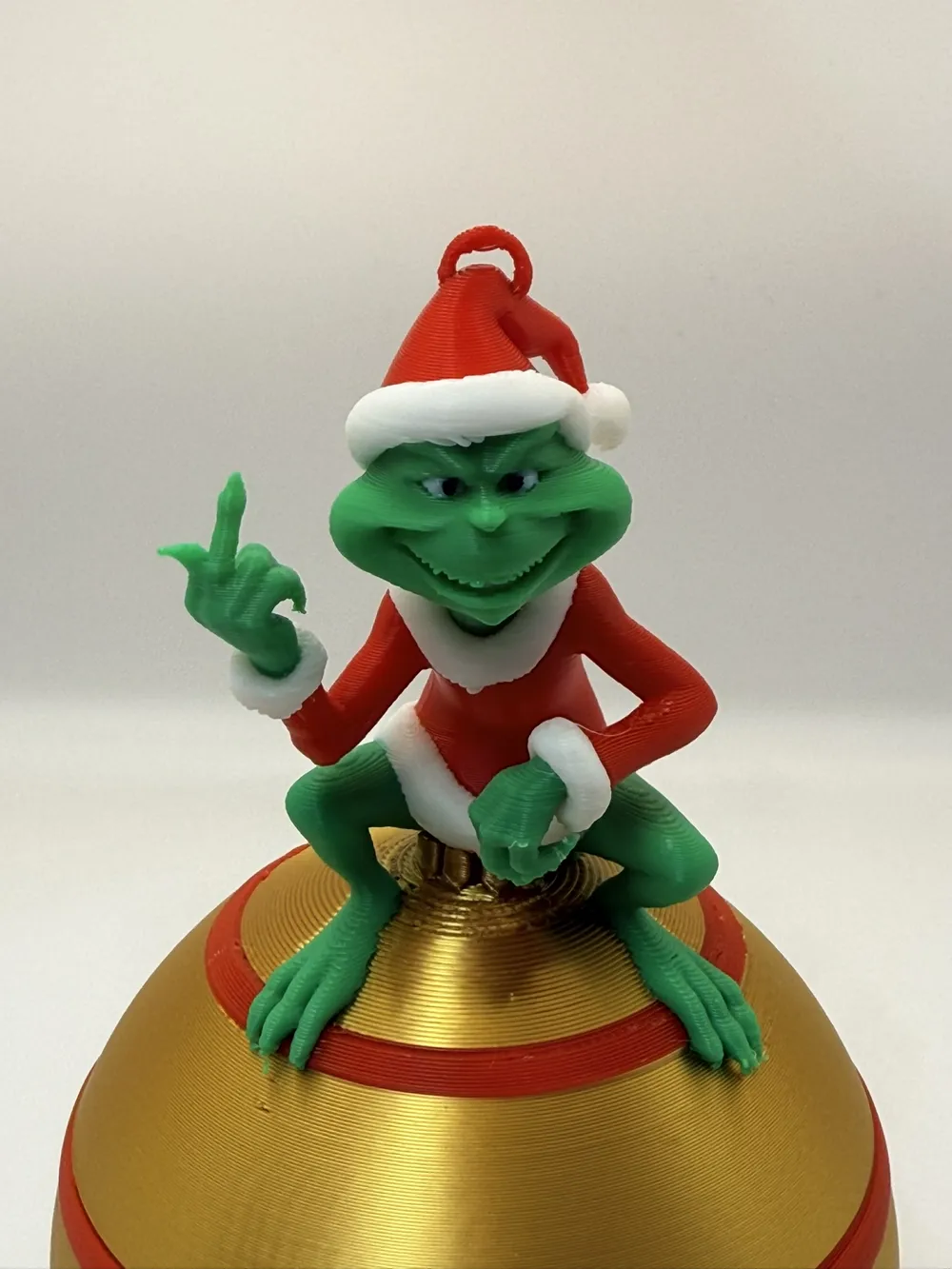 Grinch Christmas Ornament – Mischief in a Bauble by Mysstra3Dart ...