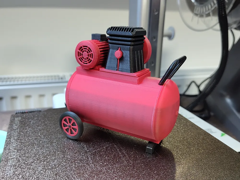 Compressor miniature 1/10 - Free 3D Print Model - MakerWorld