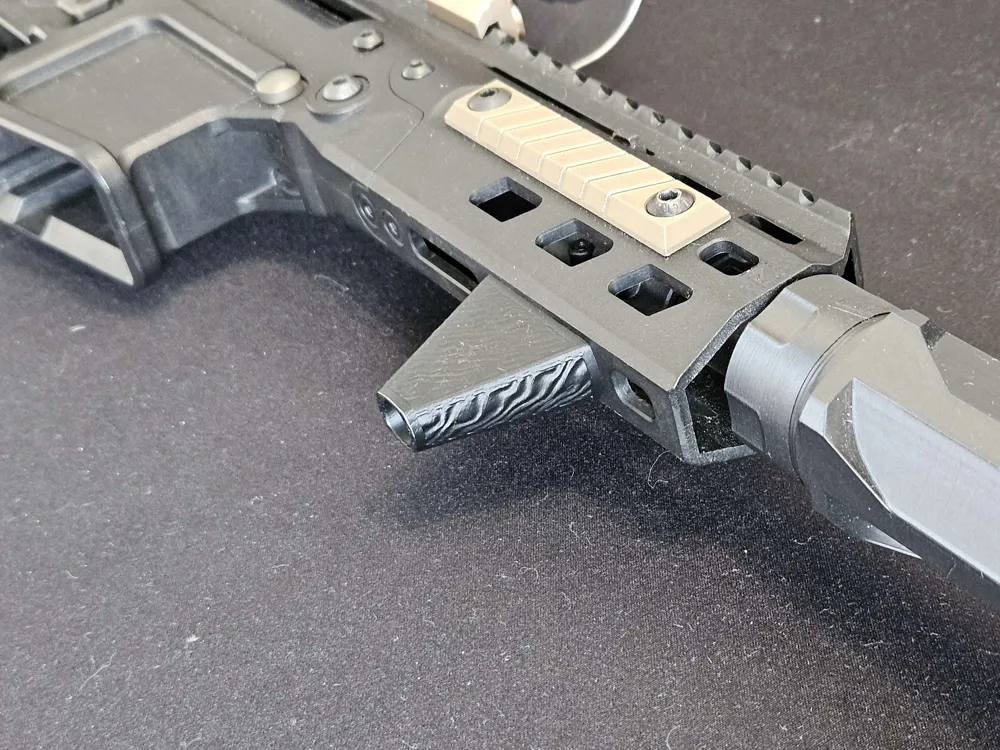 Custom Wavy Airsoft Handstop for M-LOK Handguard - Free 3D Print Model ...