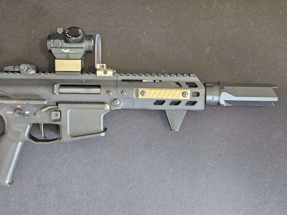 Custom Wavy Airsoft Handstop for M-LOK Handguard - Free 3D Print Model ...