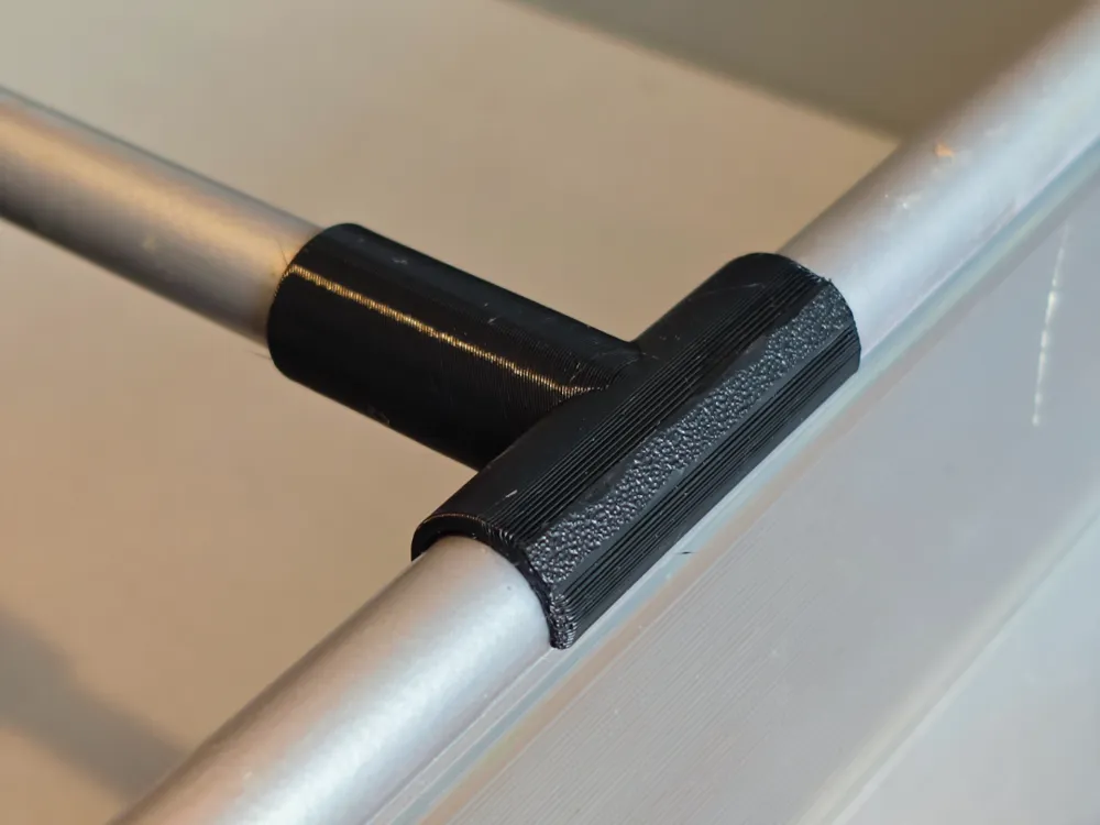 T Adapter rod to drawer mount for Mobalpa Kitchen - Free 3D Print Model ...
