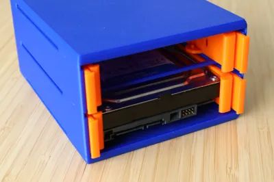 Modular Stackable 3.5" HD Enclosure - Free 3D Print Model - MakerWorld