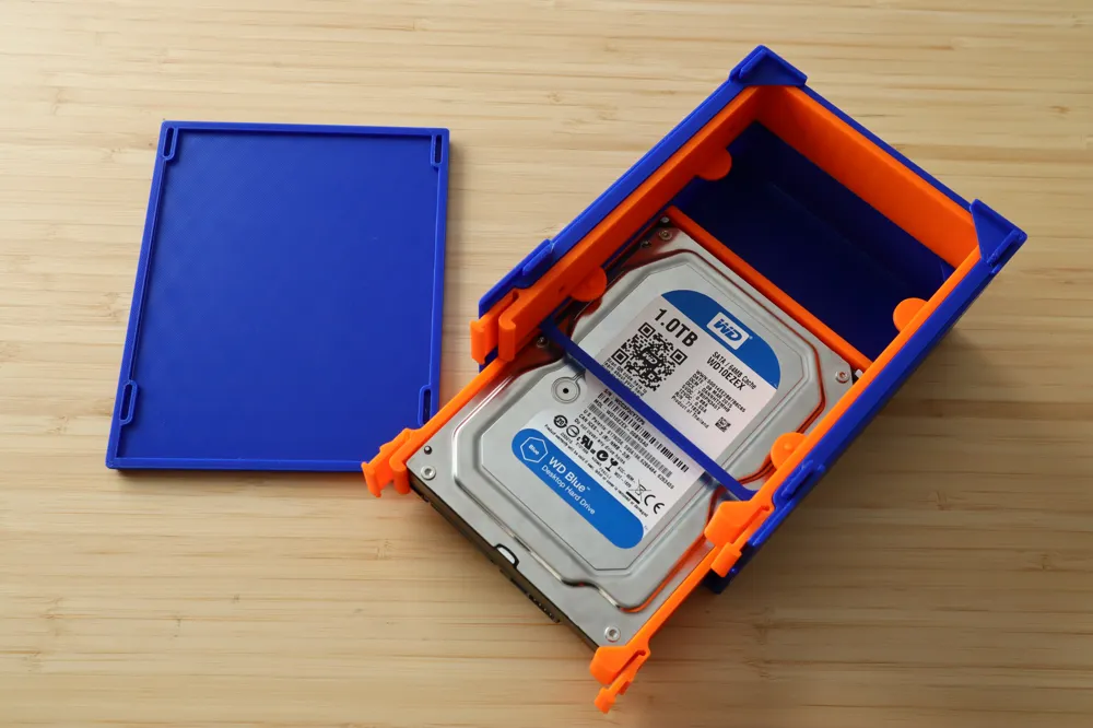 Modular Stackable 3.5" HD Enclosure - Free 3D Print Model - MakerWorld