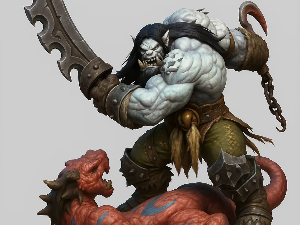 Kriegsherr Kargath Bladefist aus World of Warcraft – Kostenloses 3D ...