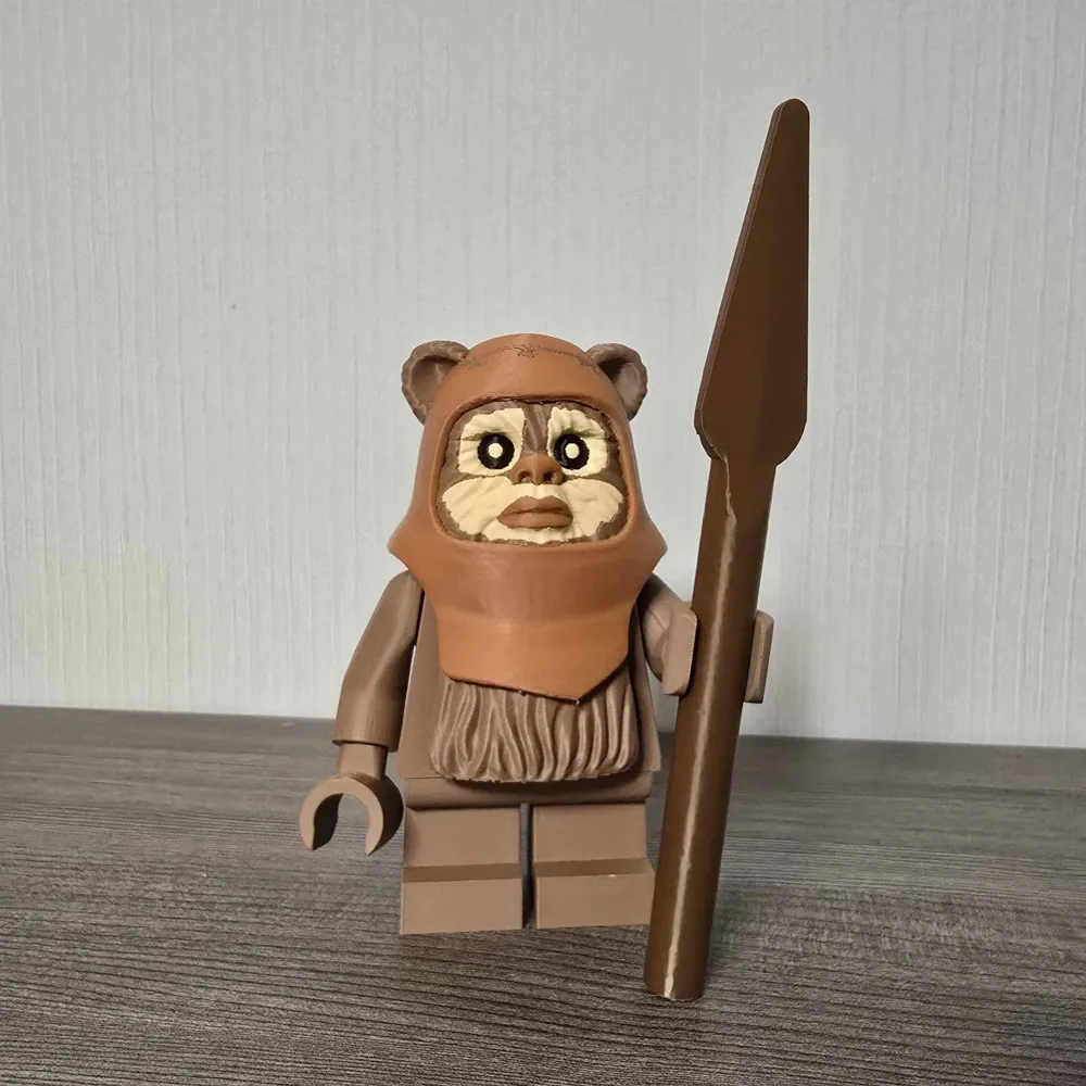 Ewok - Wicket * 500% ~16cm - Free 3D Print Model - MakerWorld