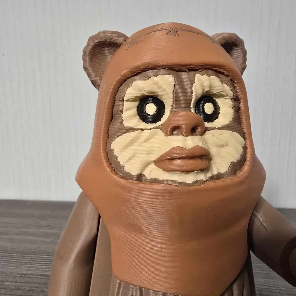 Ewok - Wicket * 500% ~16cm - Free 3D Print Model - MakerWorld