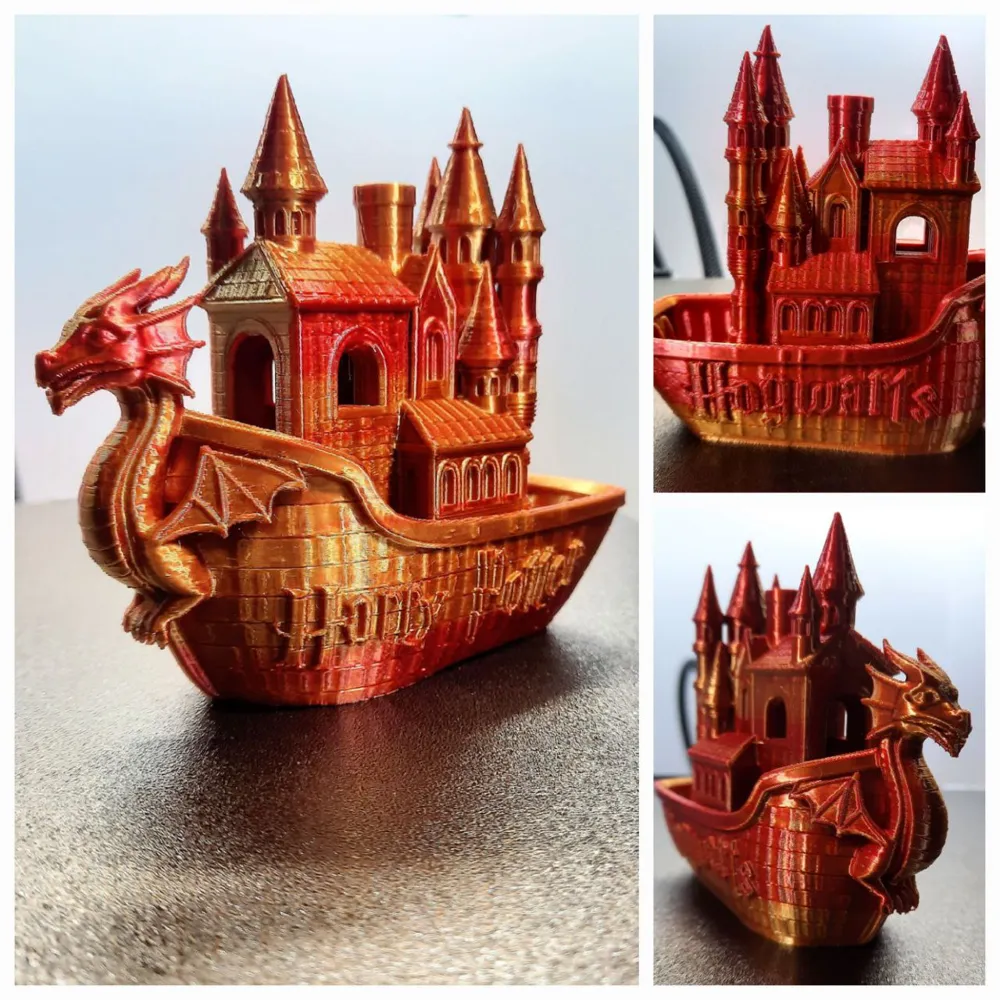 Harry Potter Hogwarts Dragon Benchy - Free 3D Print Model - MakerWorld
